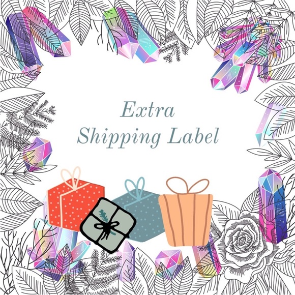 Other | Extra Shipping Label For Packages Over 5lbs | Poshmark